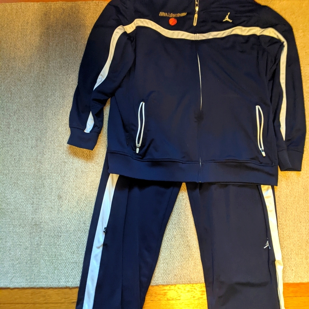 Pitt Johnstown Men's Basketball Warmup Suit Jordan Br… - Gem